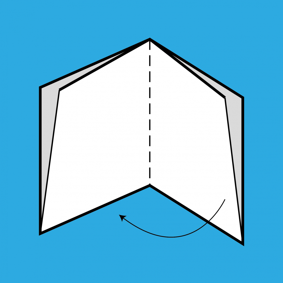 8pp Cross Folded Leaflet