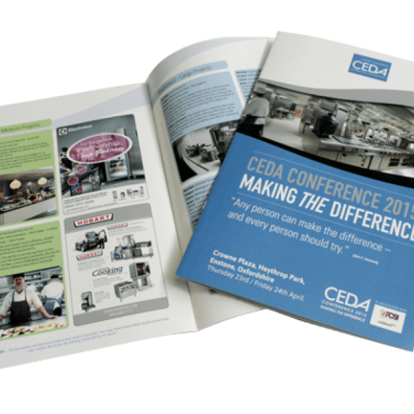 Saddle stitched/stapled book & booklet printing